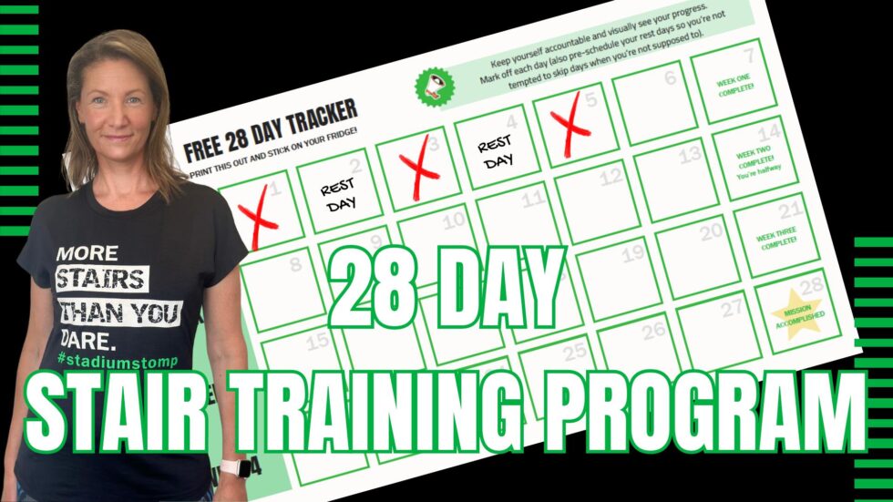 FREE 28 Day Stair Training Program - Stadium Stomp